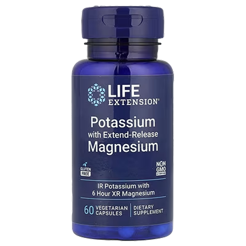 Life Extension - Potassium with Extend-Release Magnesium - 60 VCaps ...